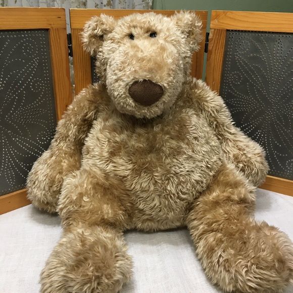 Gund | Toys | Gund Clancy Pottery Barn Kids Baby 24 Brown Teddy Bear ...
